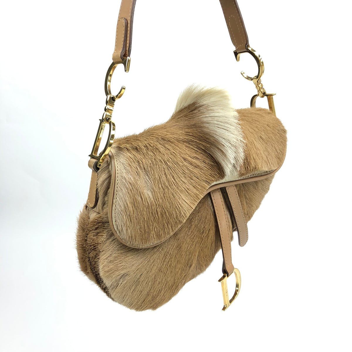 Christian Dior Pony Hair Mohawk Saddle Bag – Designer Pick