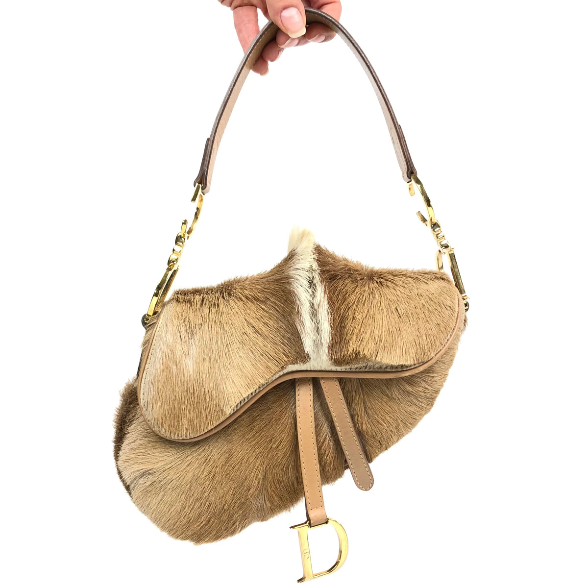 Christian Dior Pony Hair Mohawk Saddle Bag – Designer Pick
